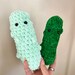 Pickle Plushie Crochet Pattern | Beginner-friendly Pickle Stuffie ...