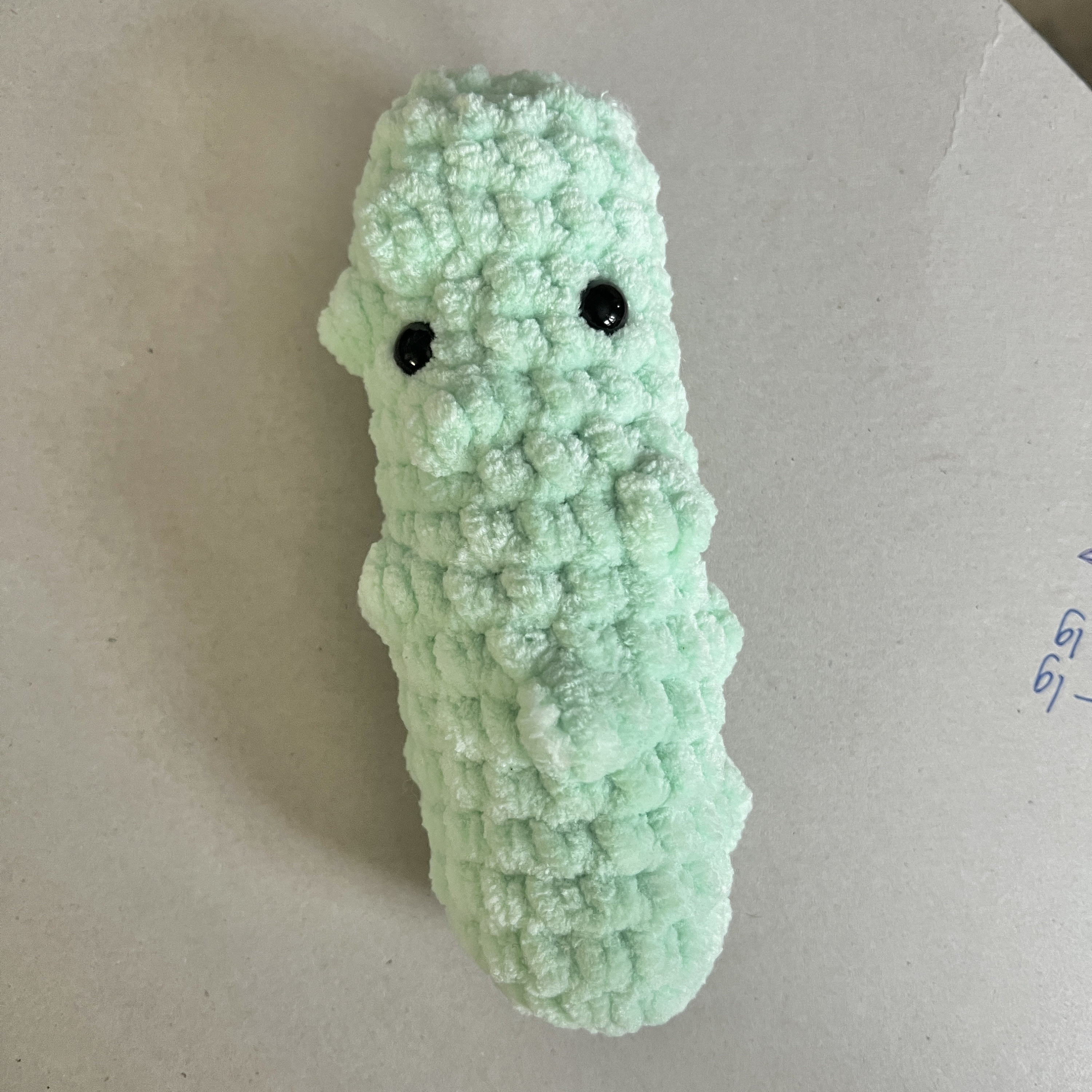 Pickle Plushie Crochet Pattern Beginner-friendly Pickle Stuffie Written ...