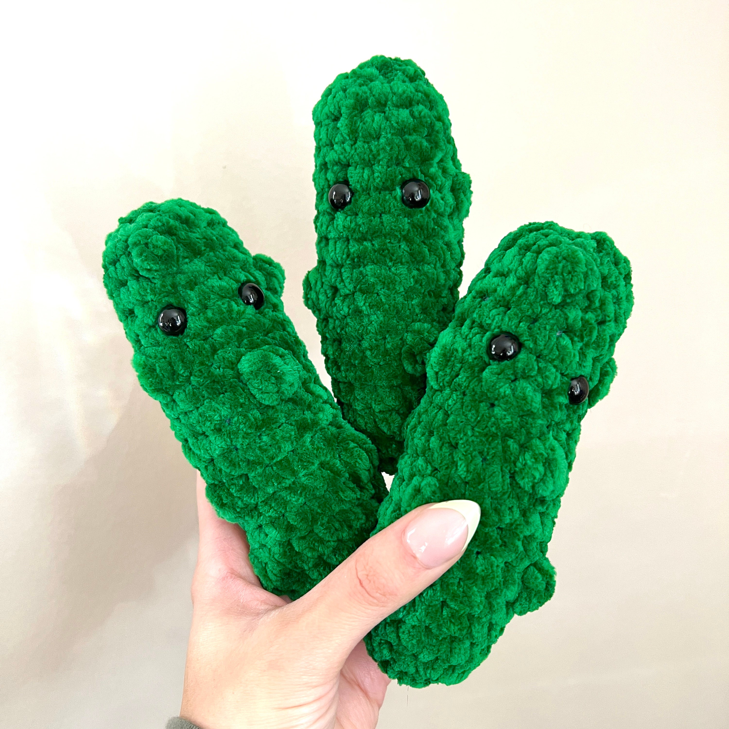 Pickle Plushie Crochet Pattern Beginner-friendly Pickle Stuffie Written ...