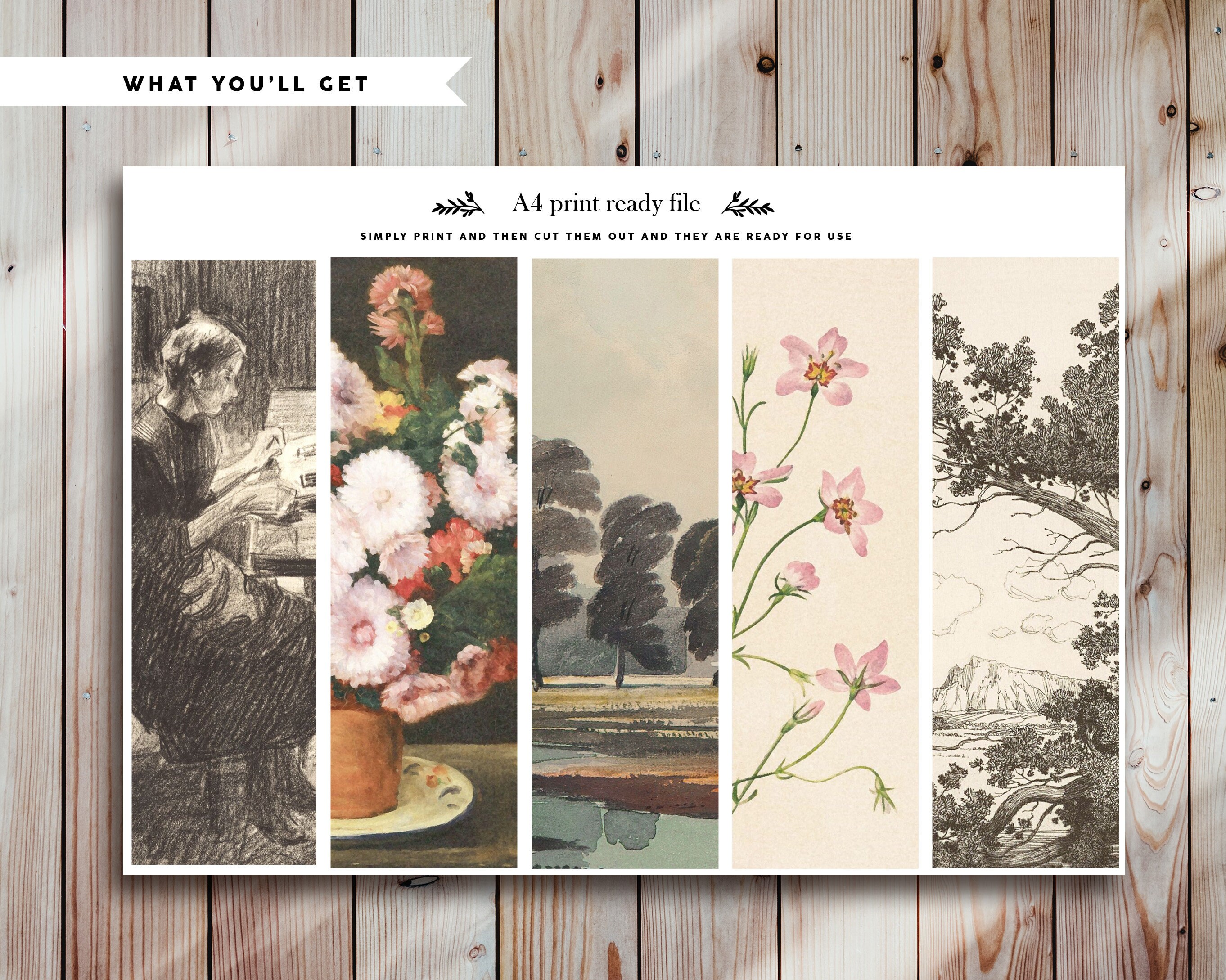 Solidarity Bookmarks Pack of 5 Vintage Bookmarks Printable Bookmarks ...