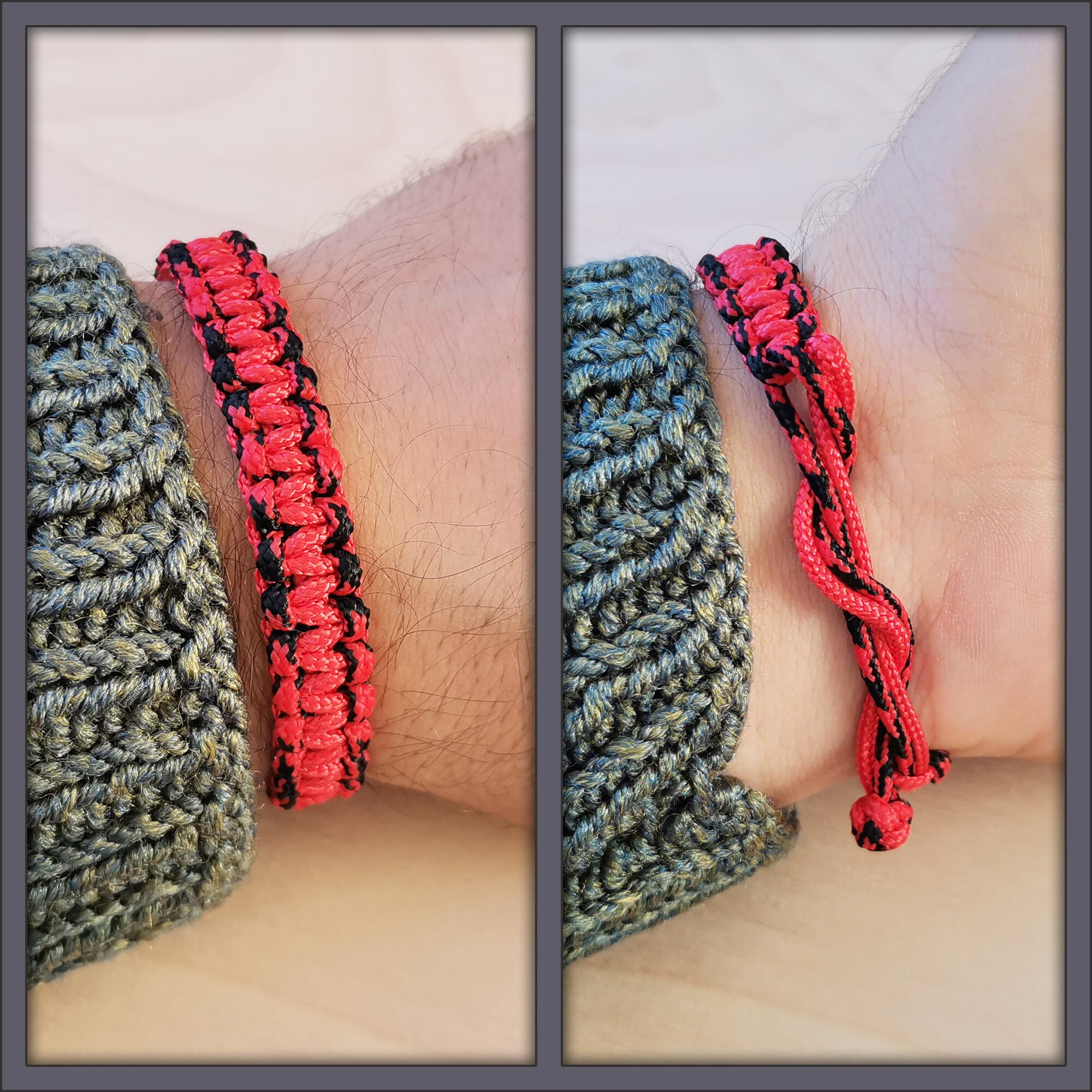 Custom Thin Paracord Bracelet in 52 Colors, Custom Paracord Bracelet ...
