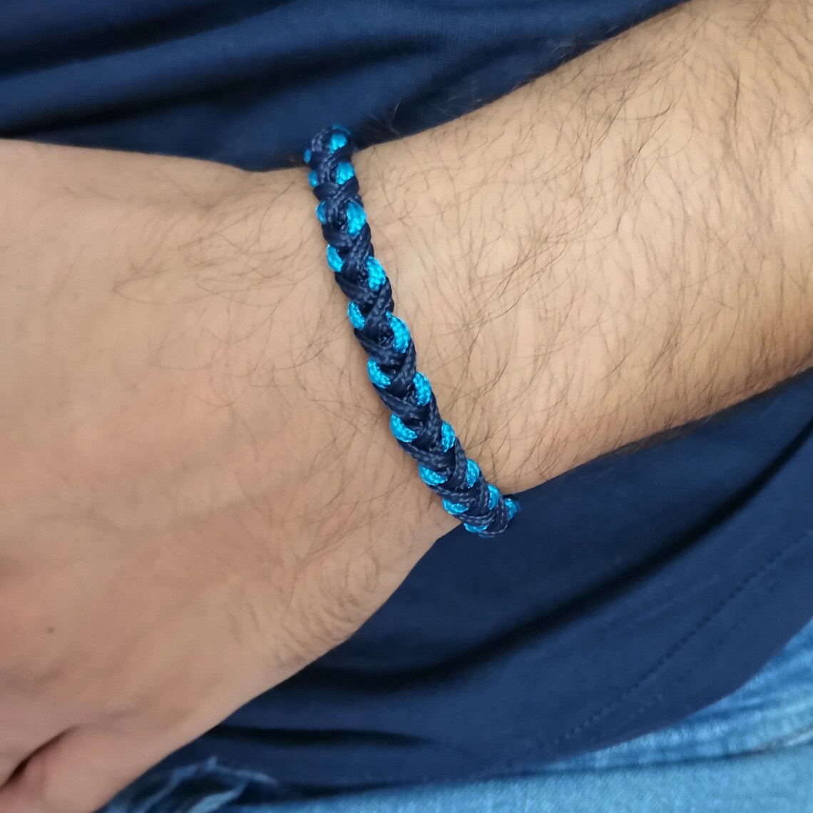Custom Thin Paracord Bracelet in 52 Colors, Adjustable Paracord ...