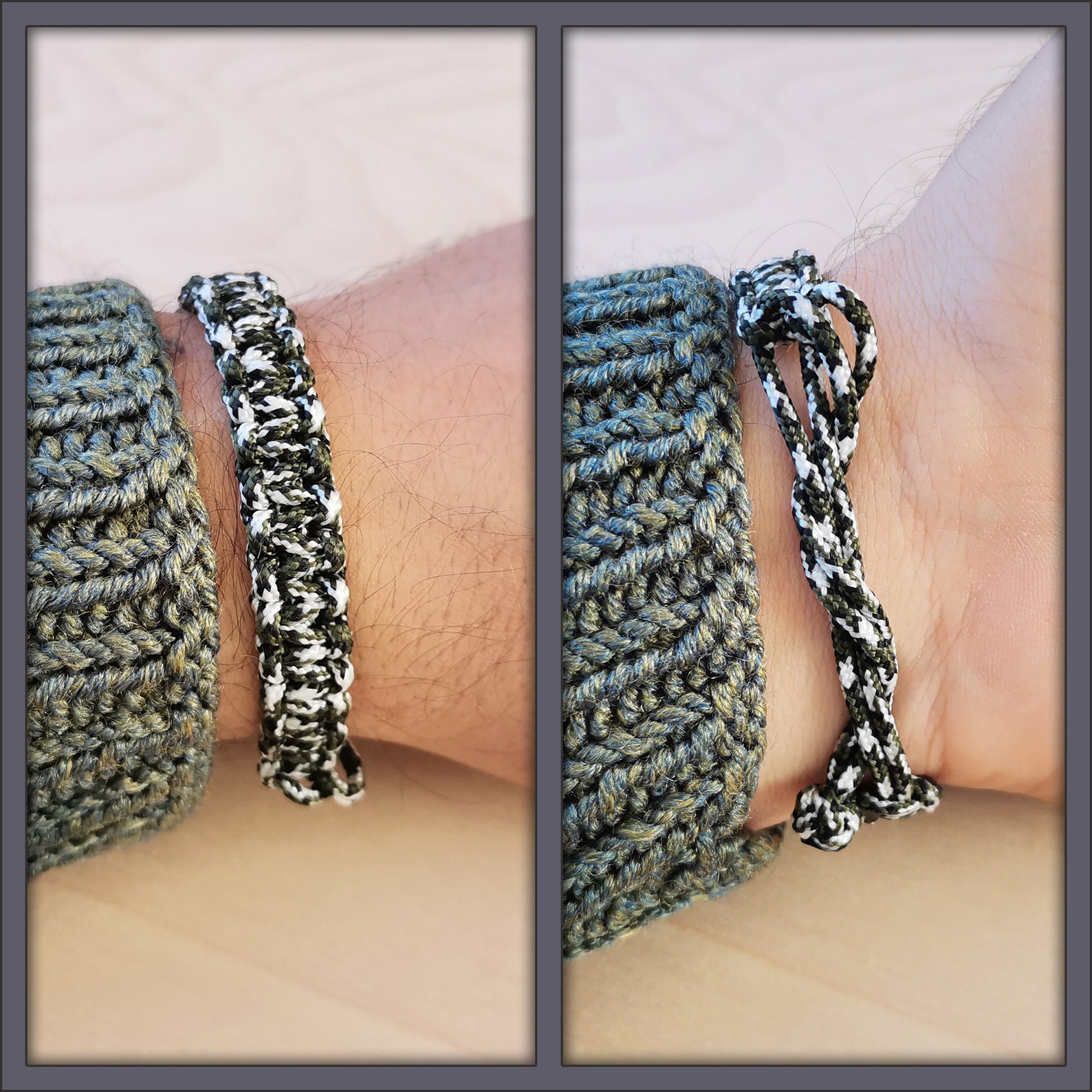 Custom Thin Paracord Bracelet in 52 Colors, Custom Paracord Bracelet ...