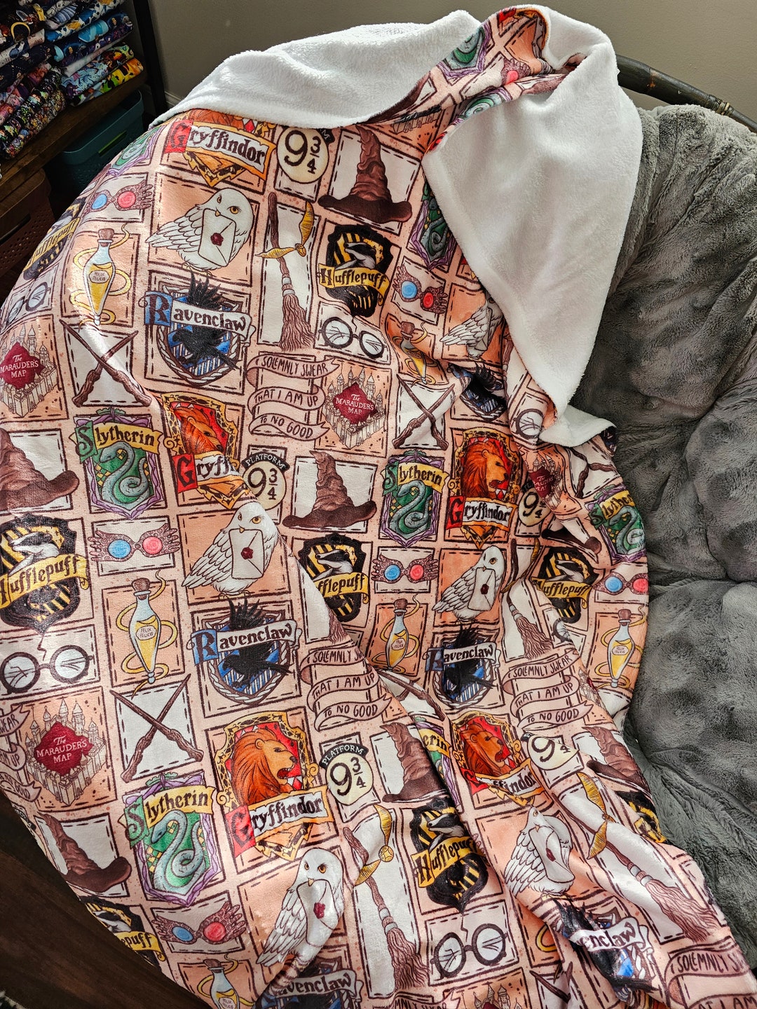 Preorder: HP Symbols 50x60 Minky Blanket - Etsy