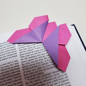 Origami Corner Bookmark, Set of 3 Butterfly, Party Favour, Gift for ...