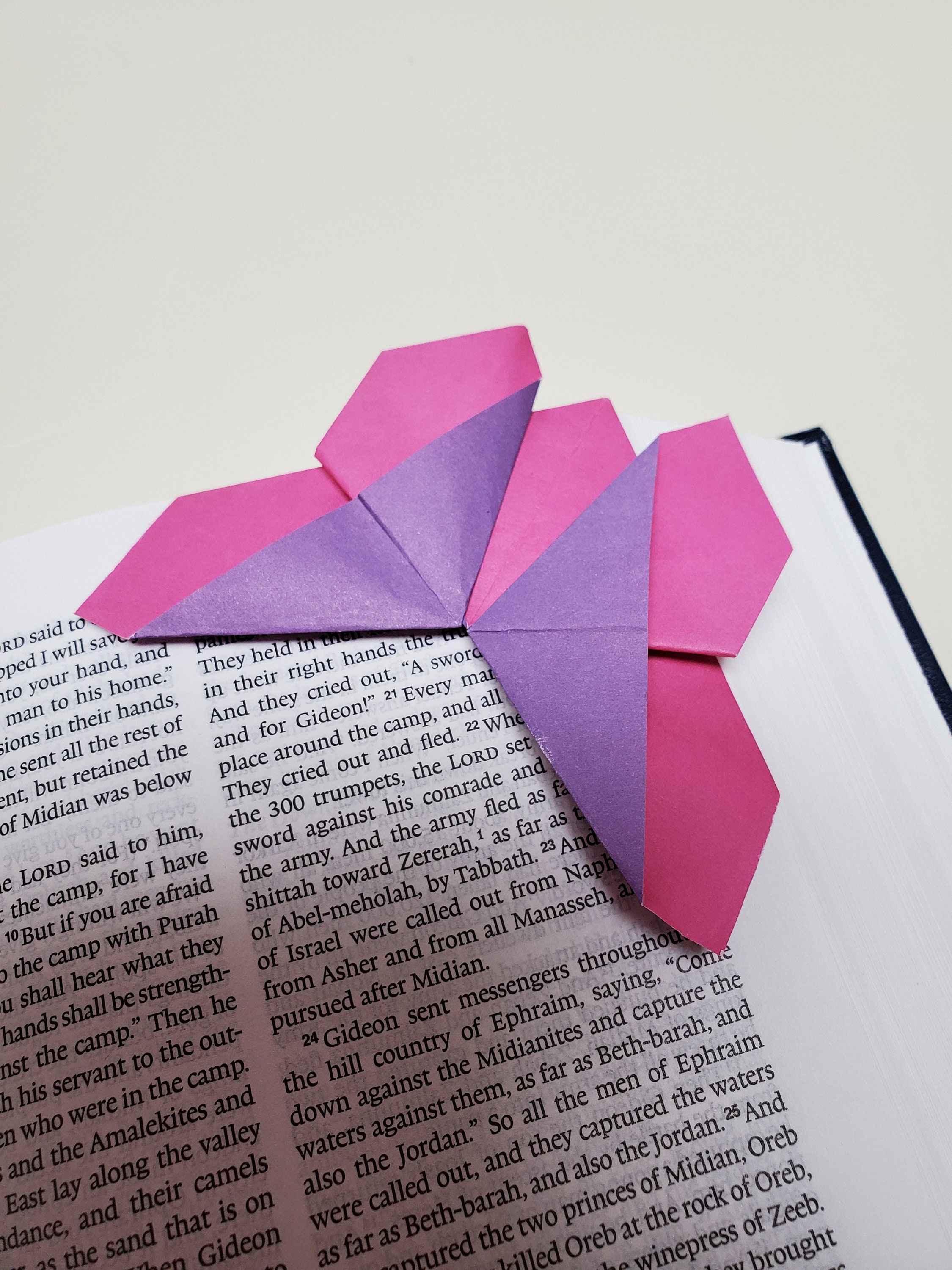 Origami Corner Bookmark, Set of 3 Butterfly, Party Favour, Gift for ...
