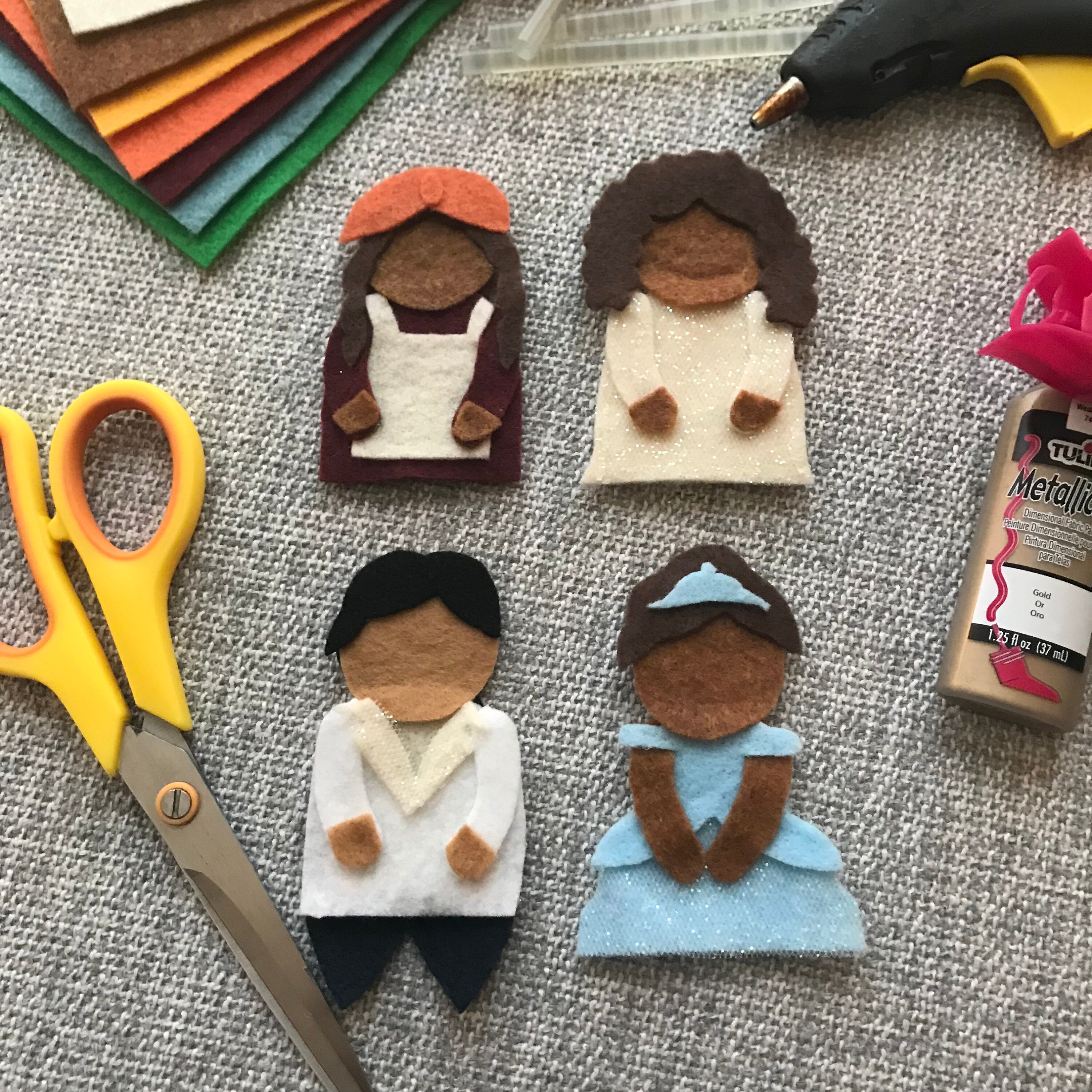 Cinderella Felt Finger Puppets Pattern (brandi & Whitney Houston ...