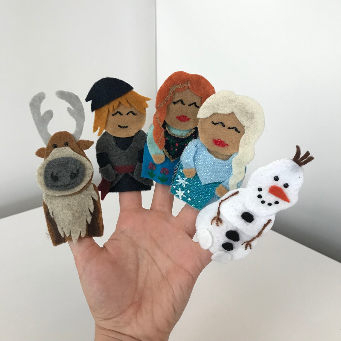 Frozen Inspired Finger Puppet Pattern | Five Characters Included! | PDF ...