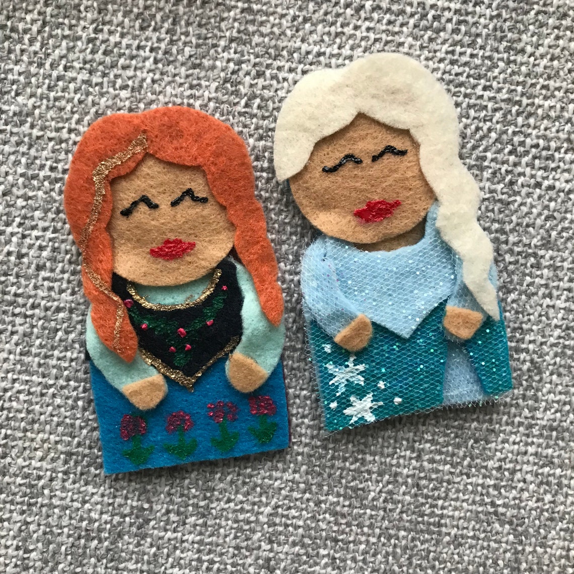 Frozen Inspired Finger Puppet Pattern | Five Characters Included! | PDF ...