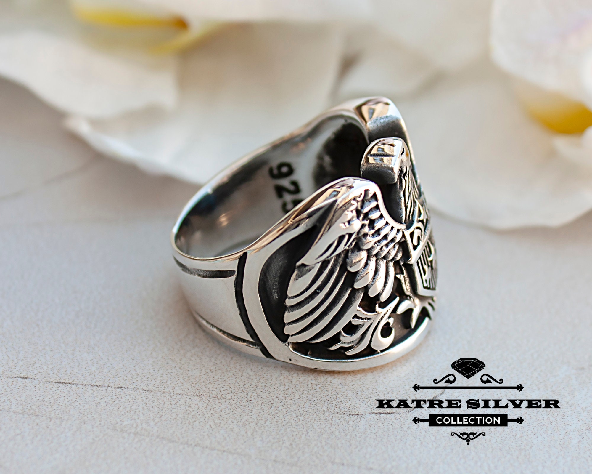American Eagle Ring, Eagle Ring, American Eagle, Silver Eagle Ring ...