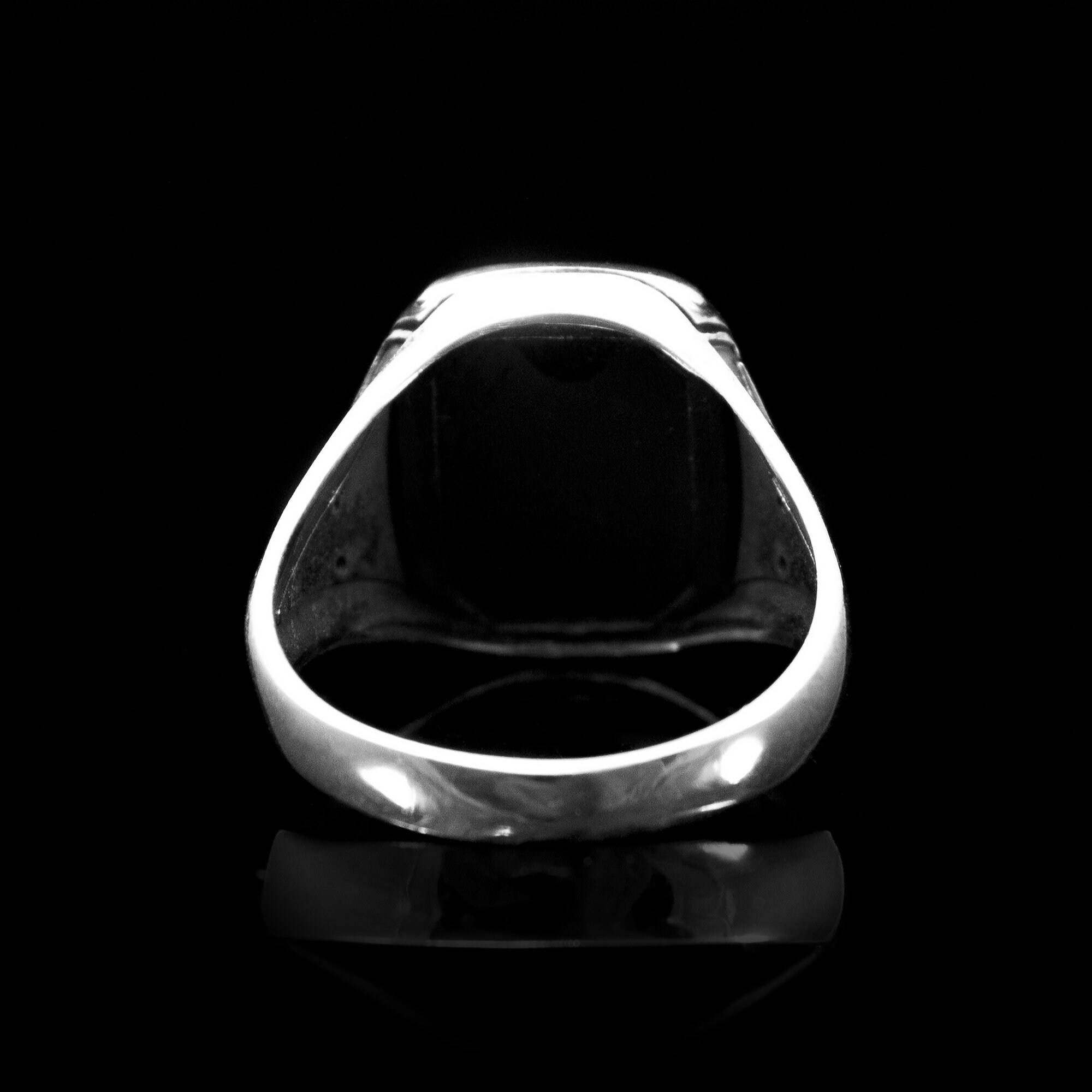 925 Sterling Silver Battle Axe Pattern Rings for Men, Viking Axe Ring, Silver Onyx Ring, Vintage ...