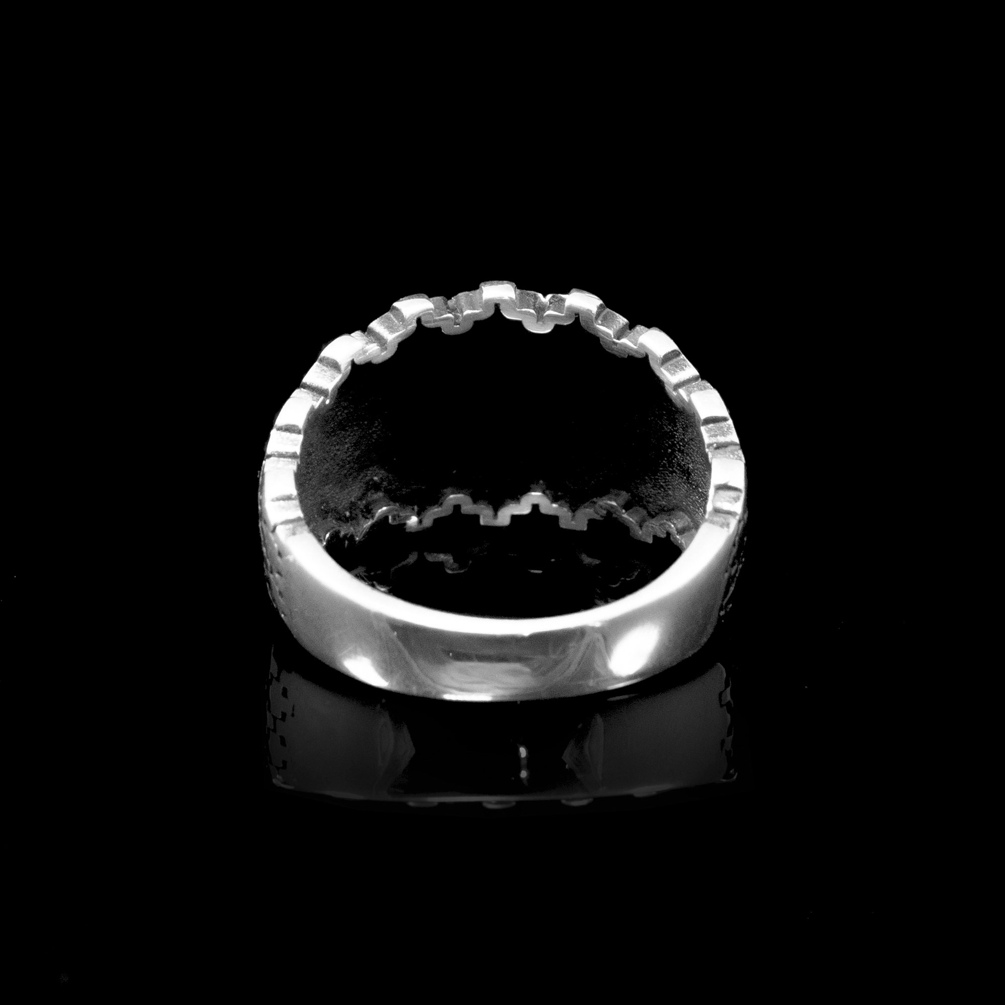 925 Sterling Silver Geometric Shape Rings for Men, Geometric Jewelry ...