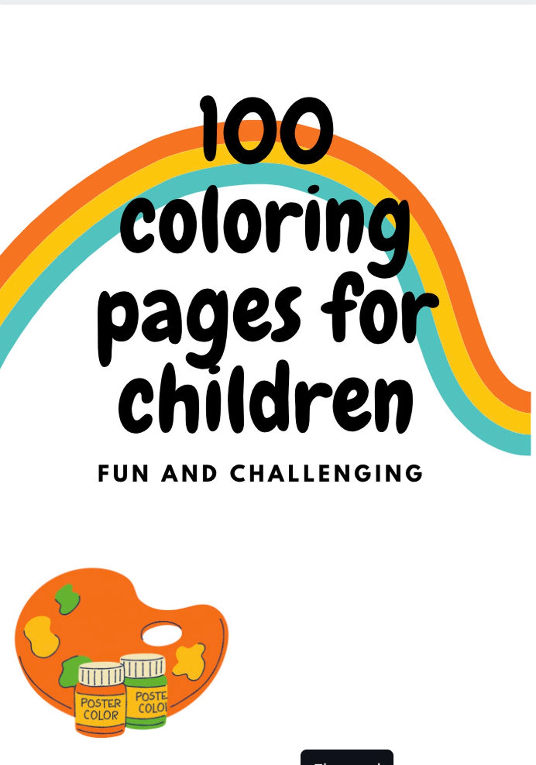 100 Fun and Educating Coloring Pages for Children - Etsy