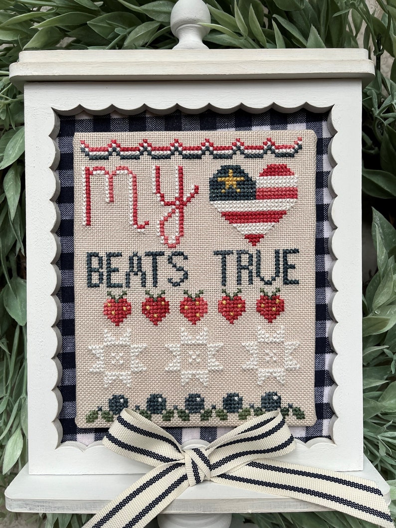 My Heart Beats True PDF Pattern - Etsy