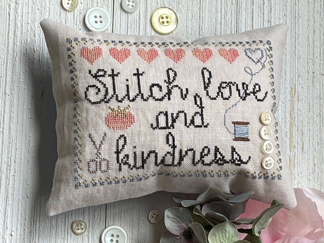 Stitch Love & Kindness PDF Pattern - Etsy