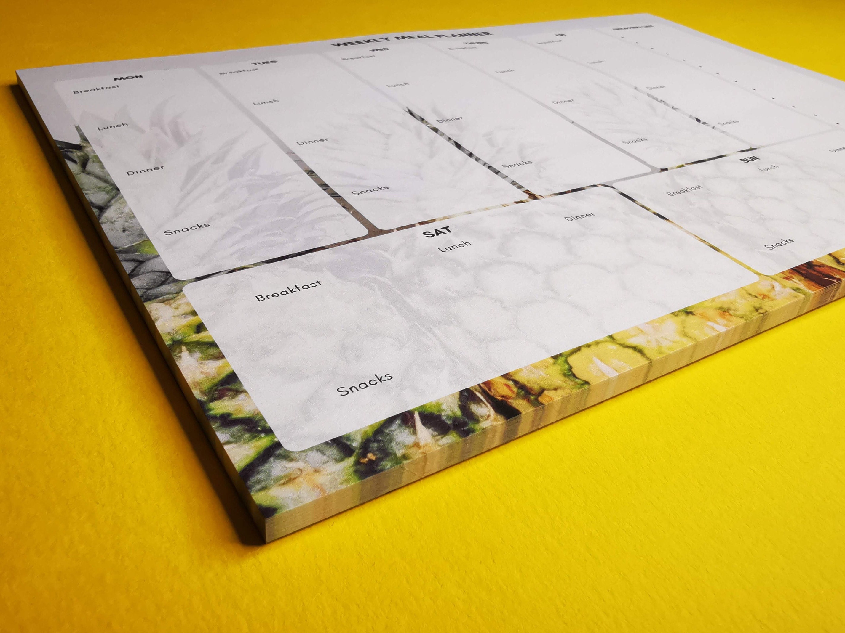 Weekly Meal Planner Planner Pad A4 Notepad to Do List Pineapple Design ...