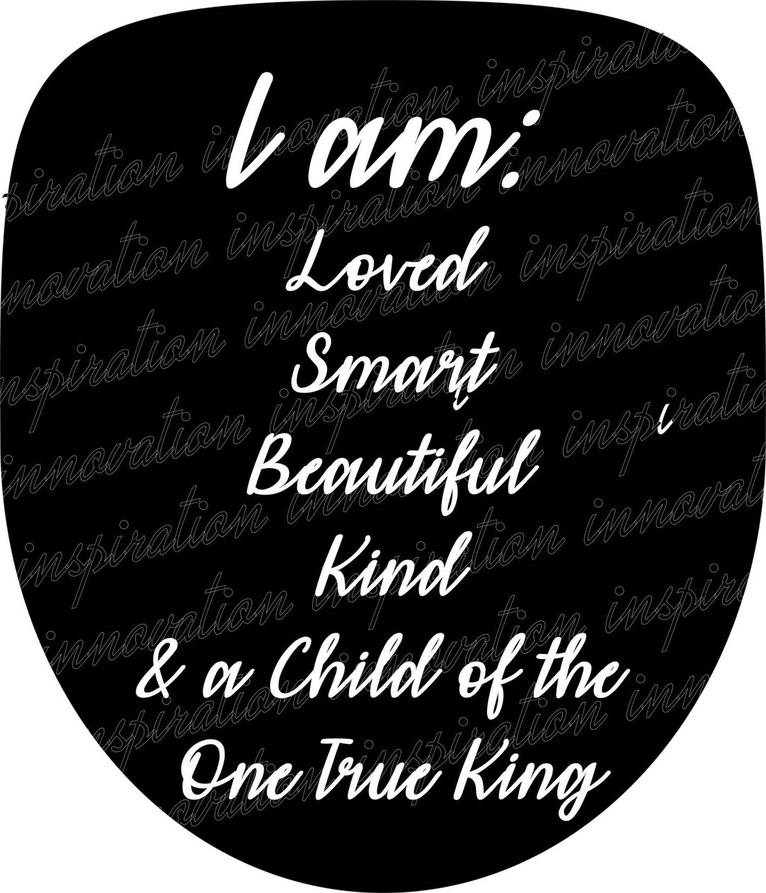 I Am Loved Cut SVG File - Etsy