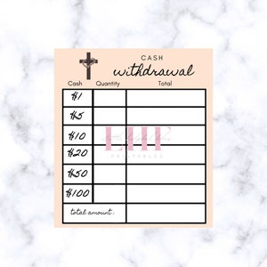 A7 Bible Verse Savings Challenge Through Christ | Cash Envelope Insert ...