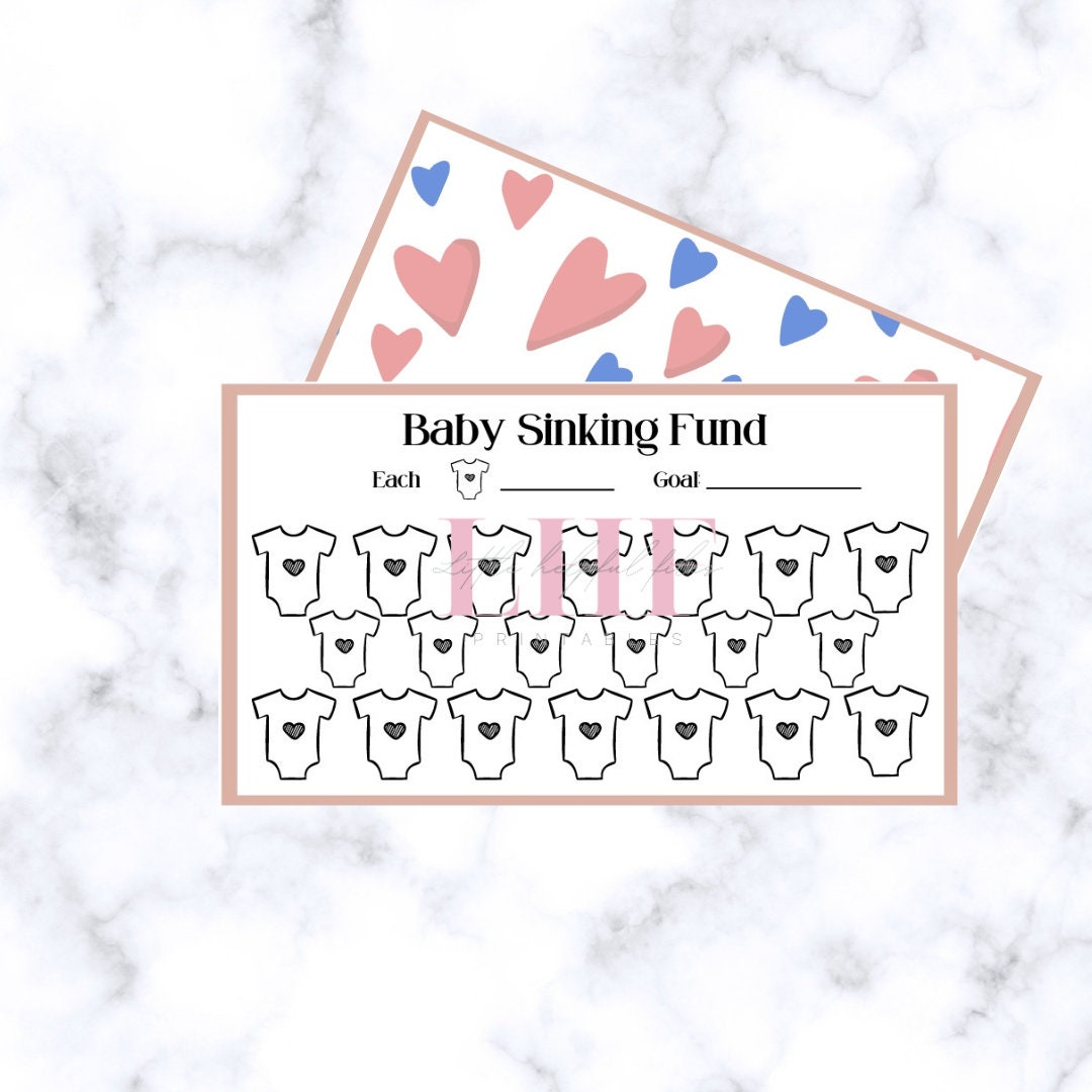 A7 Baby Savings Challenge | Baby Savings Tracker | Saving for a Baby ...