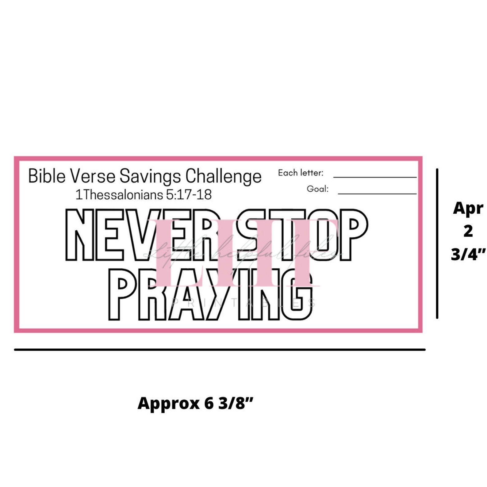 A6 Bible Verse Savings Challenge Bundle Prayer Saving Cash - Etsy