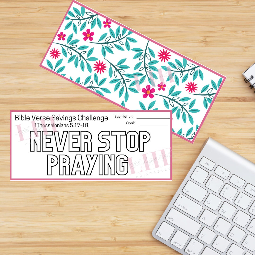 A6 Bible Verse Savings Challenge Bundle Prayer Saving Cash - Etsy