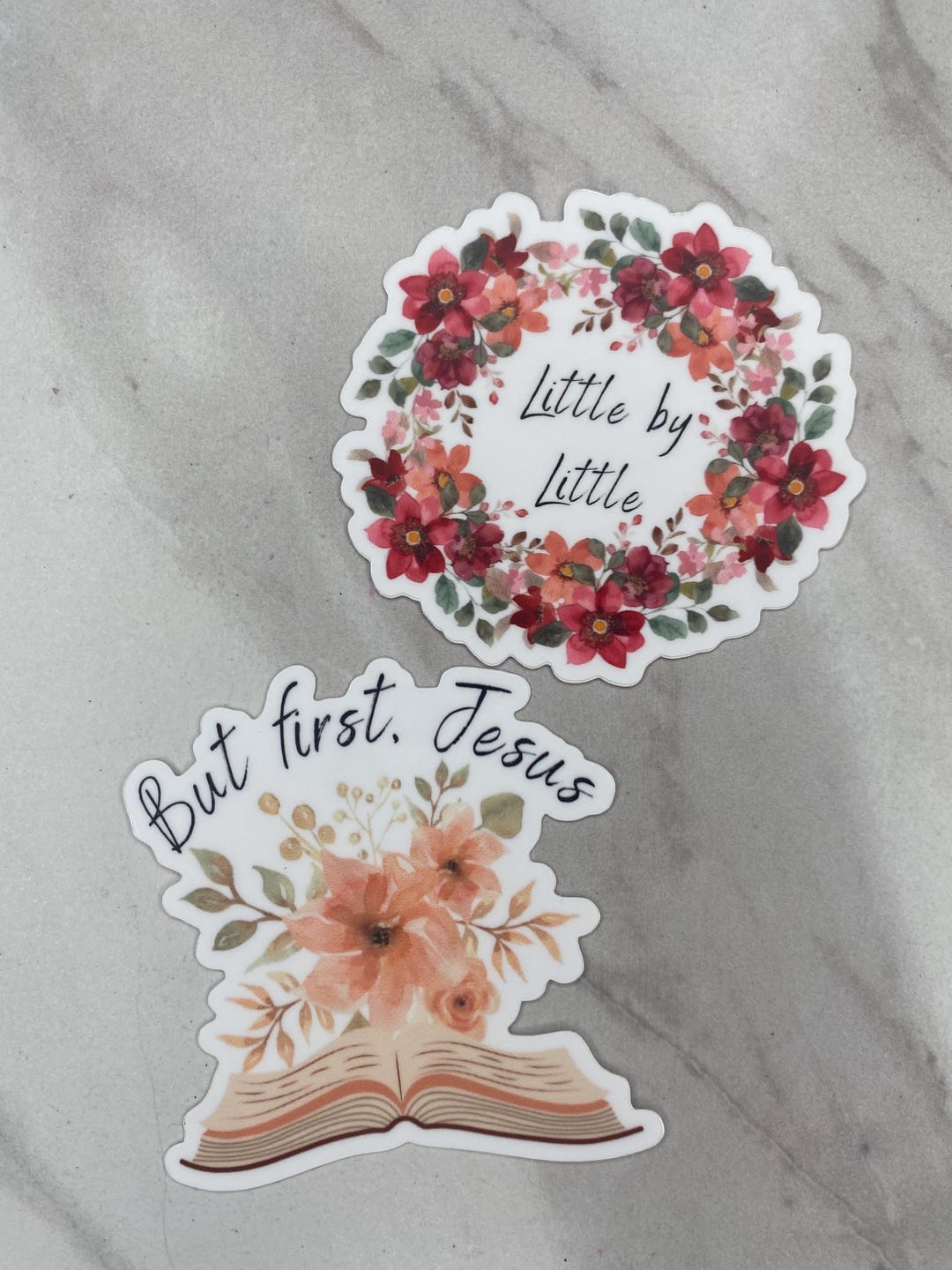 But First, Jesus Vinyl Sticker | Little by Little Sticker | Vinyl ...