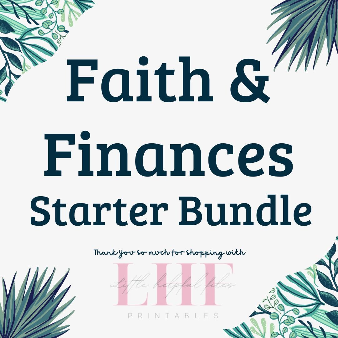 Beginnger Budgeting Starter Box Bible Verse Budgeting Set Christian ...