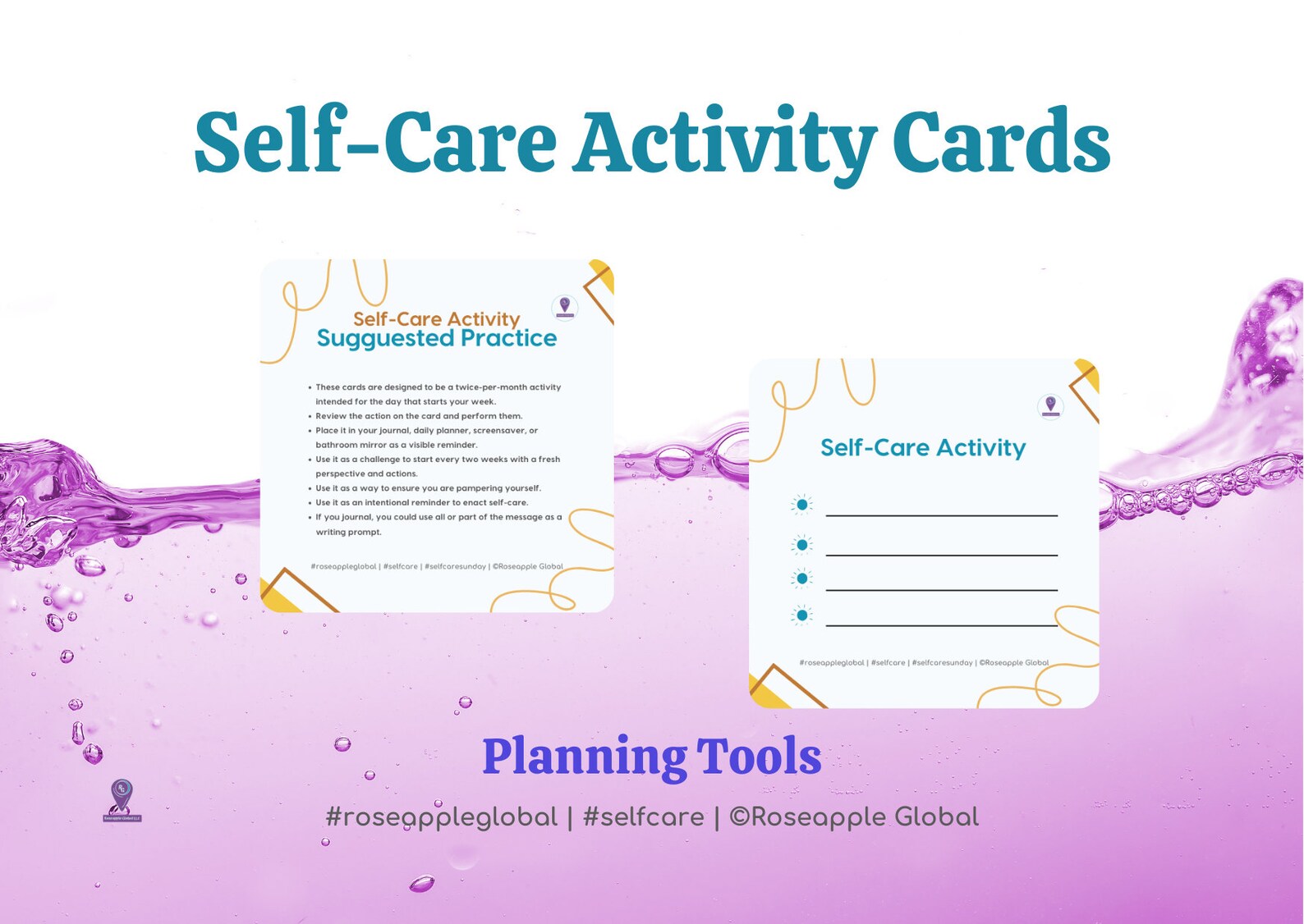 Printable Self-care Card Deck | Self-care Activity Cards | Self-care ...