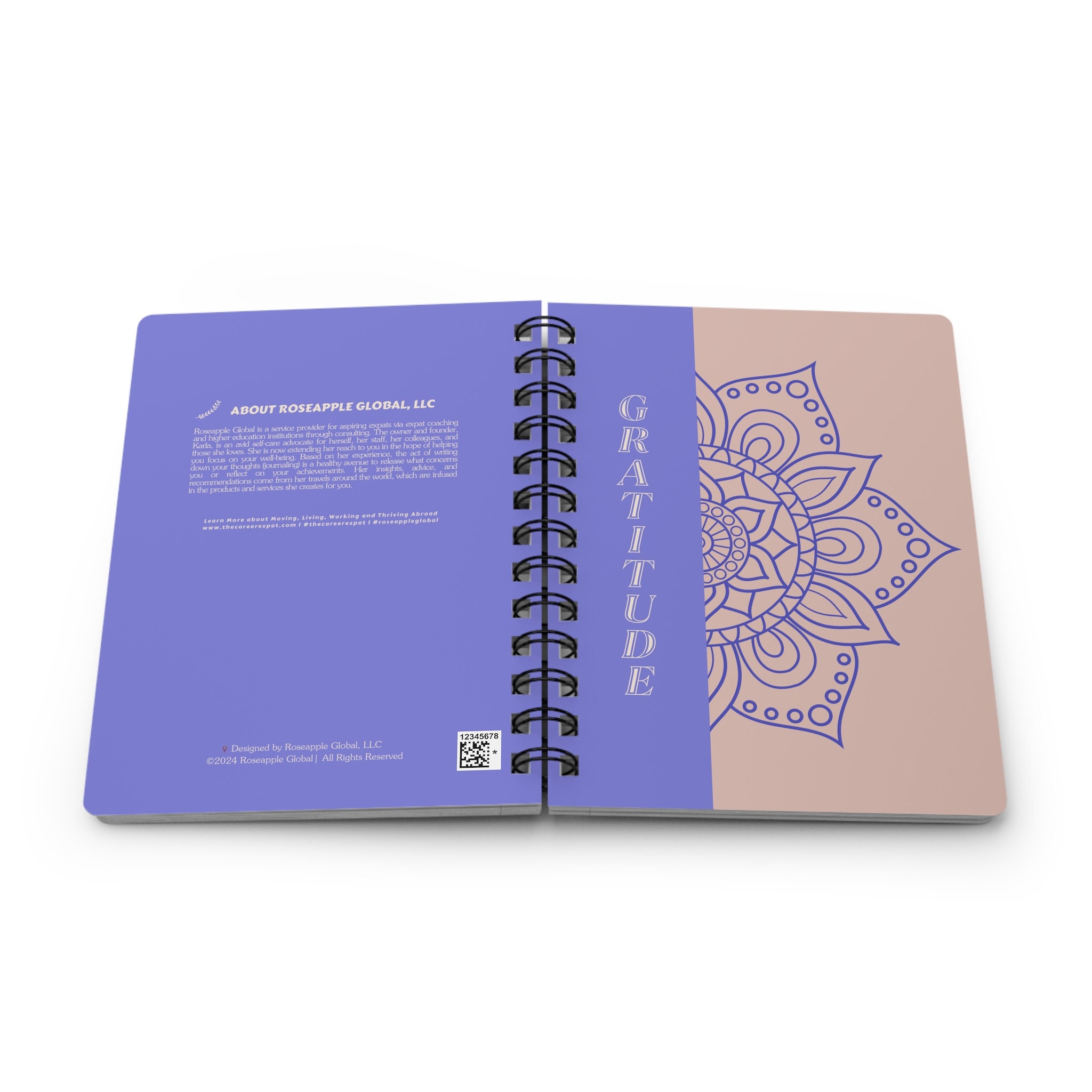 Gratitude Journal: Mandala Cover, Spiral Bound, 150 Pages - Etsy