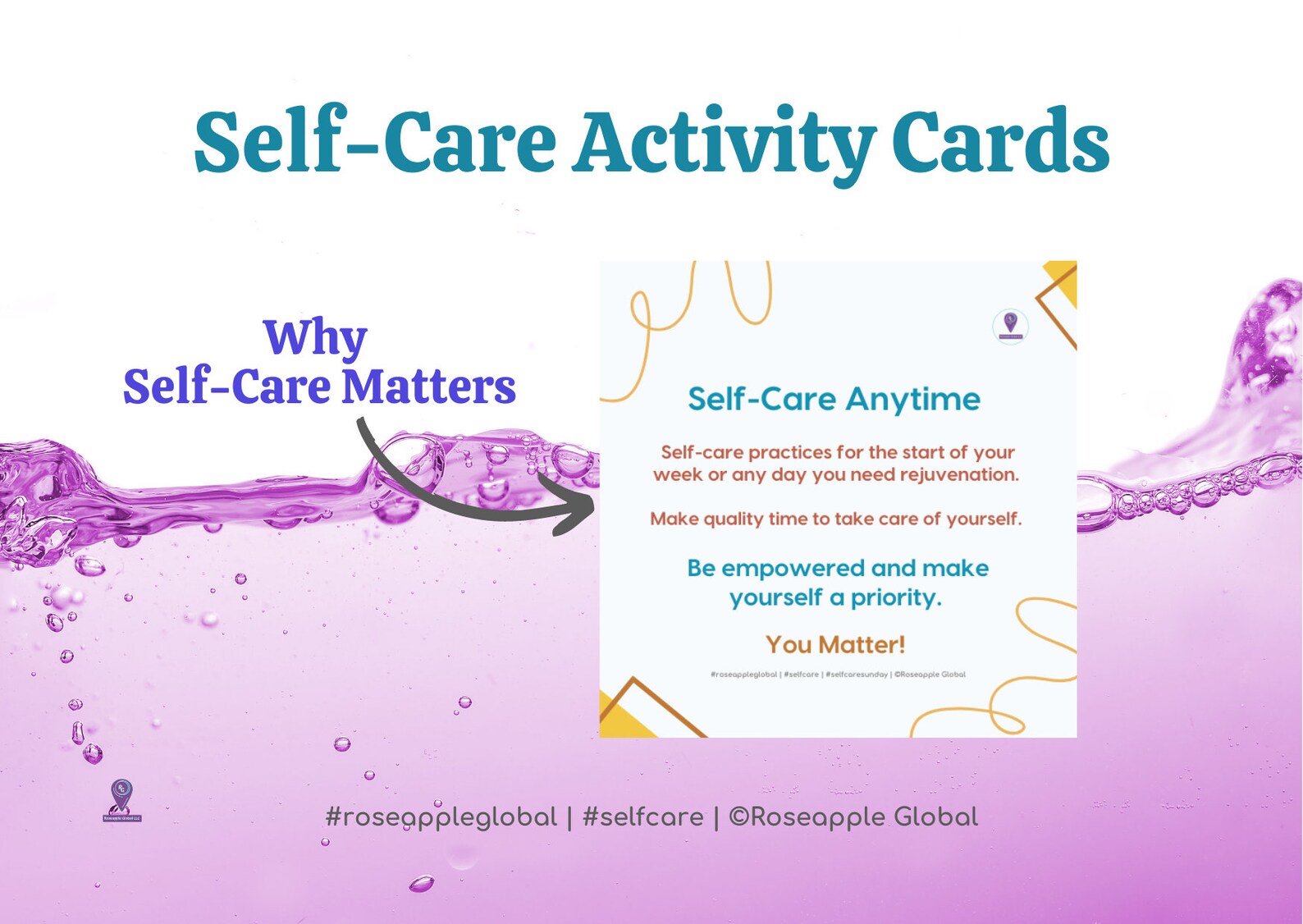 Printable Self-care Card Deck | Self-care Activity Cards | Self-care ...