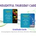 Printable Thoughtful Thursday Card Deck Gratitude Cards Kindness Cards ...
