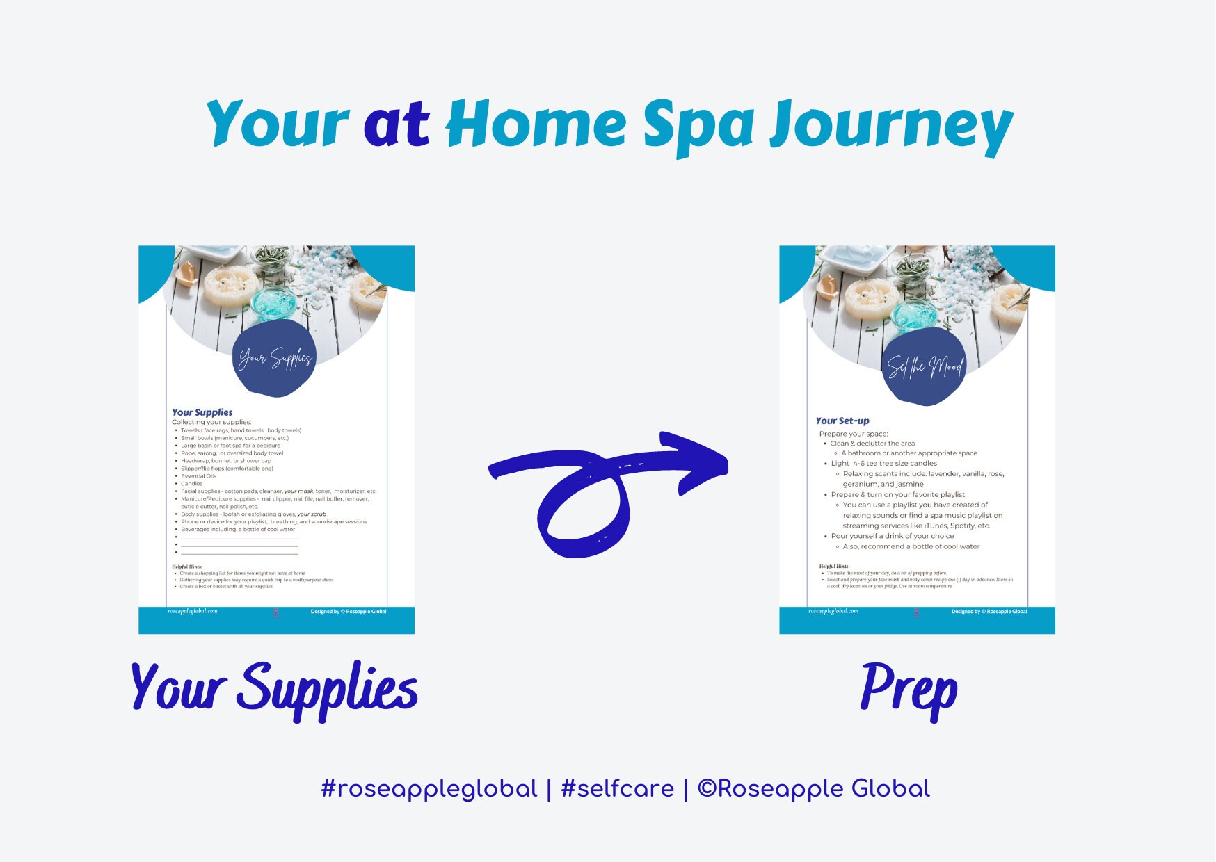 DIY Home Spa Day | Printable Self-care Planner | Spa Experience | Spa ...