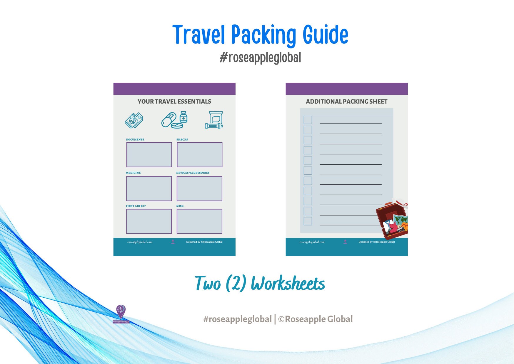 Printable Travel Packing List Travel Packing Guide First-time Traveler ...