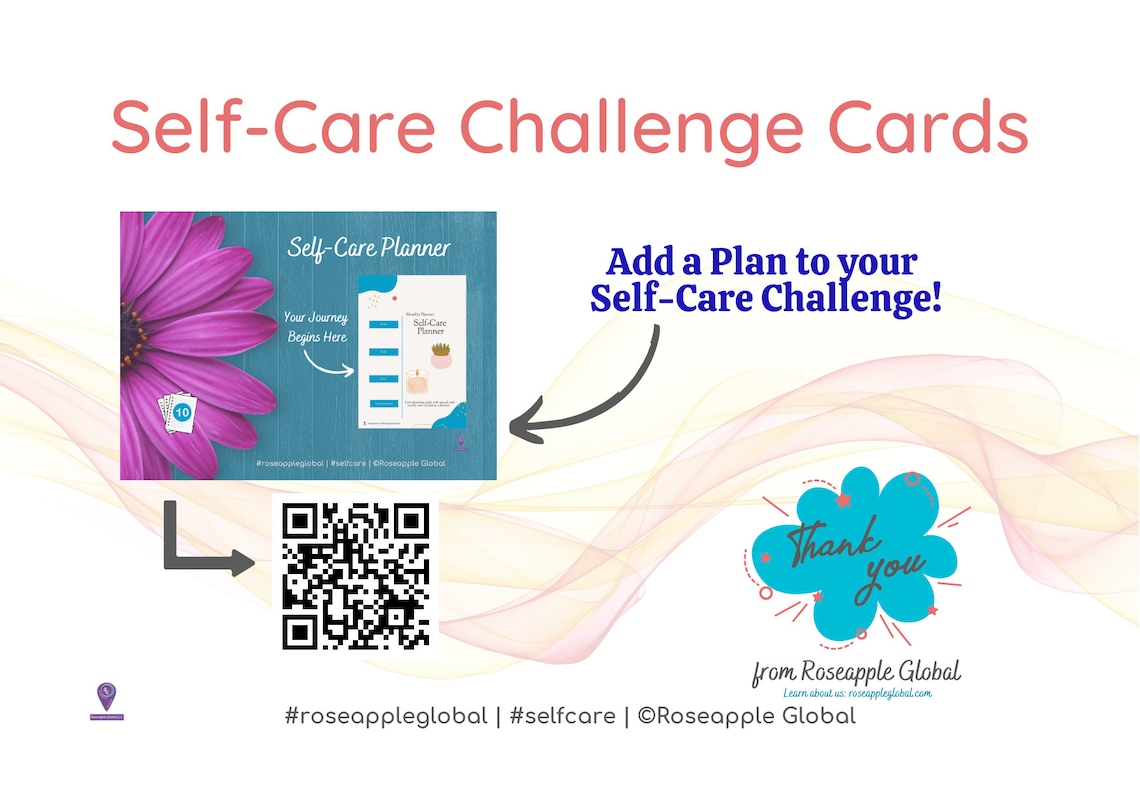 Printable Self-care Card Deck | Self-care Cards | Self-care Challenge ...