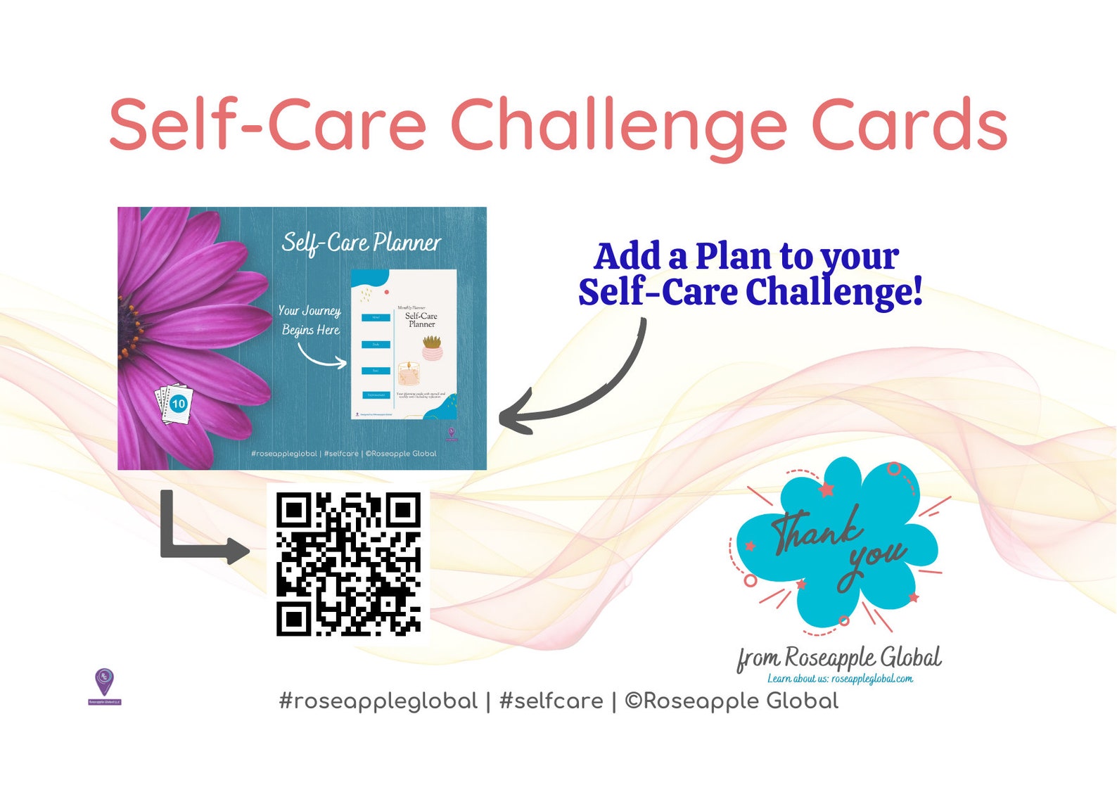 Printable Self-care Card Deck | Self-care Cards | Self-care Challenge ...