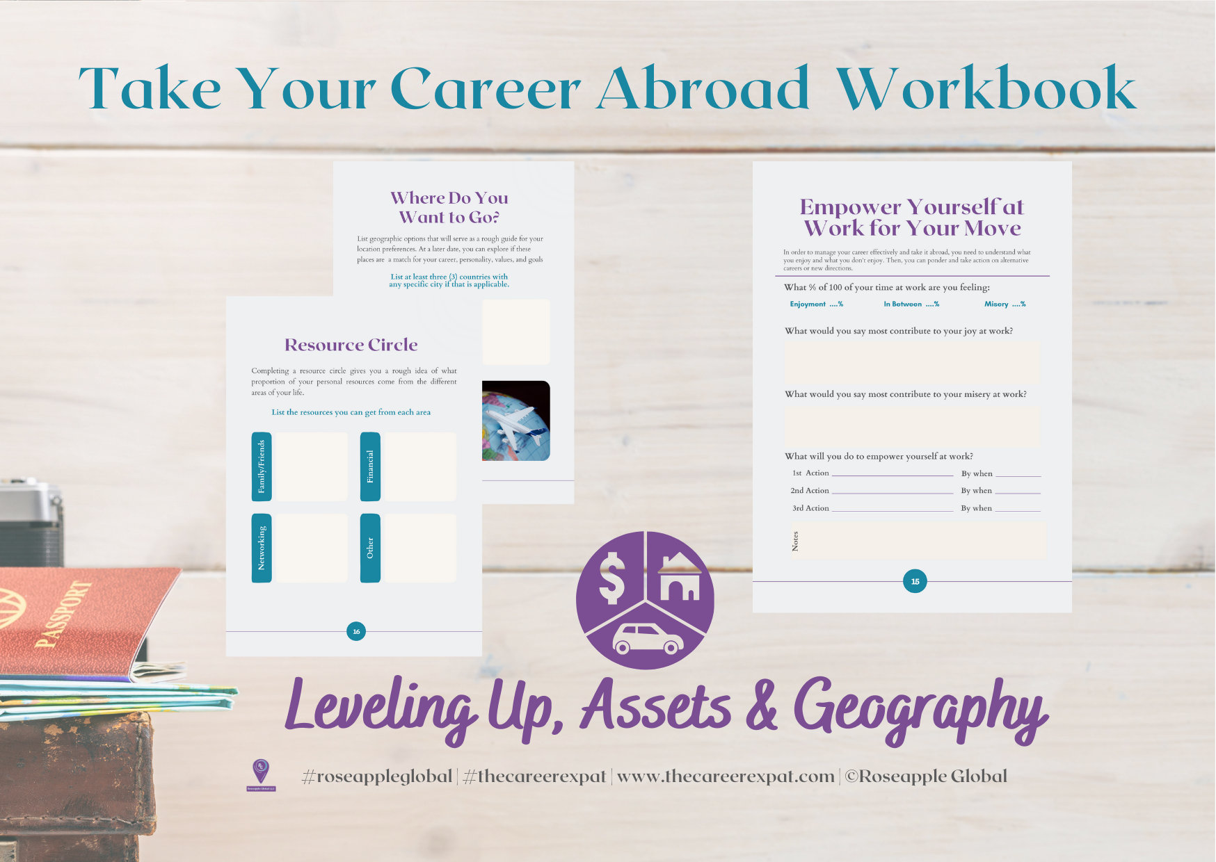 Printable Take Your Career Abroad Workbook | Work Abroad Planner ...