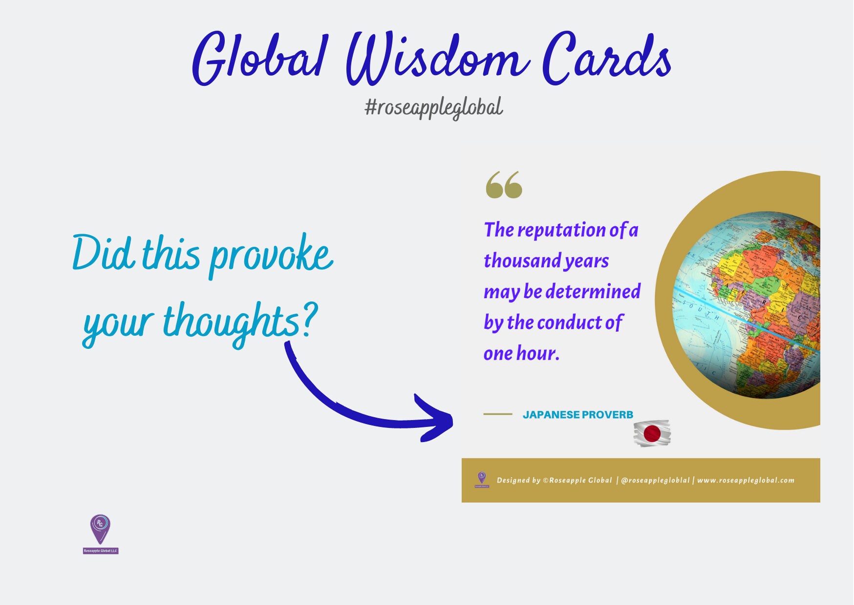 Printable Global Wisdom Card Deck World Proverbs Cards Affirmation ...