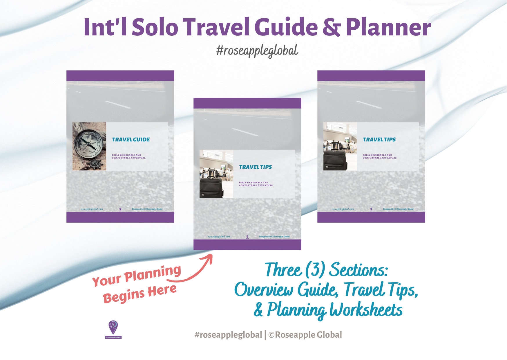 Printable Travel Planner | Solo Travel Planner | First-time Traveler ...