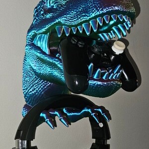 T-rex Tech Trove: 3D Printed Headphone & Controller Holder ...