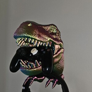 T-rex Tech Trove: 3D Printed Headphone & Controller Holder ...