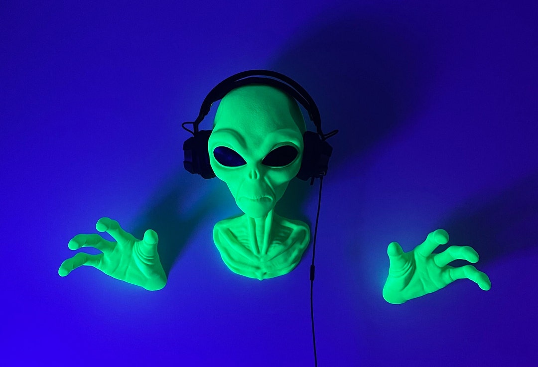 Alien Headphone Stand, Accessories Hanger, Cute Headphone Stand, Alien ...