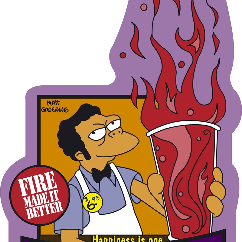 Simpsons Moe Sticker - Etsy