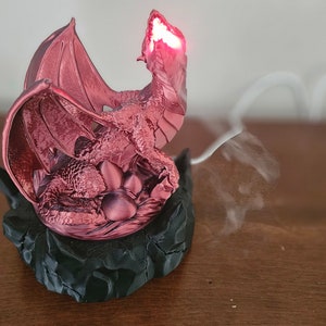 Fire-breathing Dragon Humidifier - 3D Printed Decorative Lamp With Mist ...