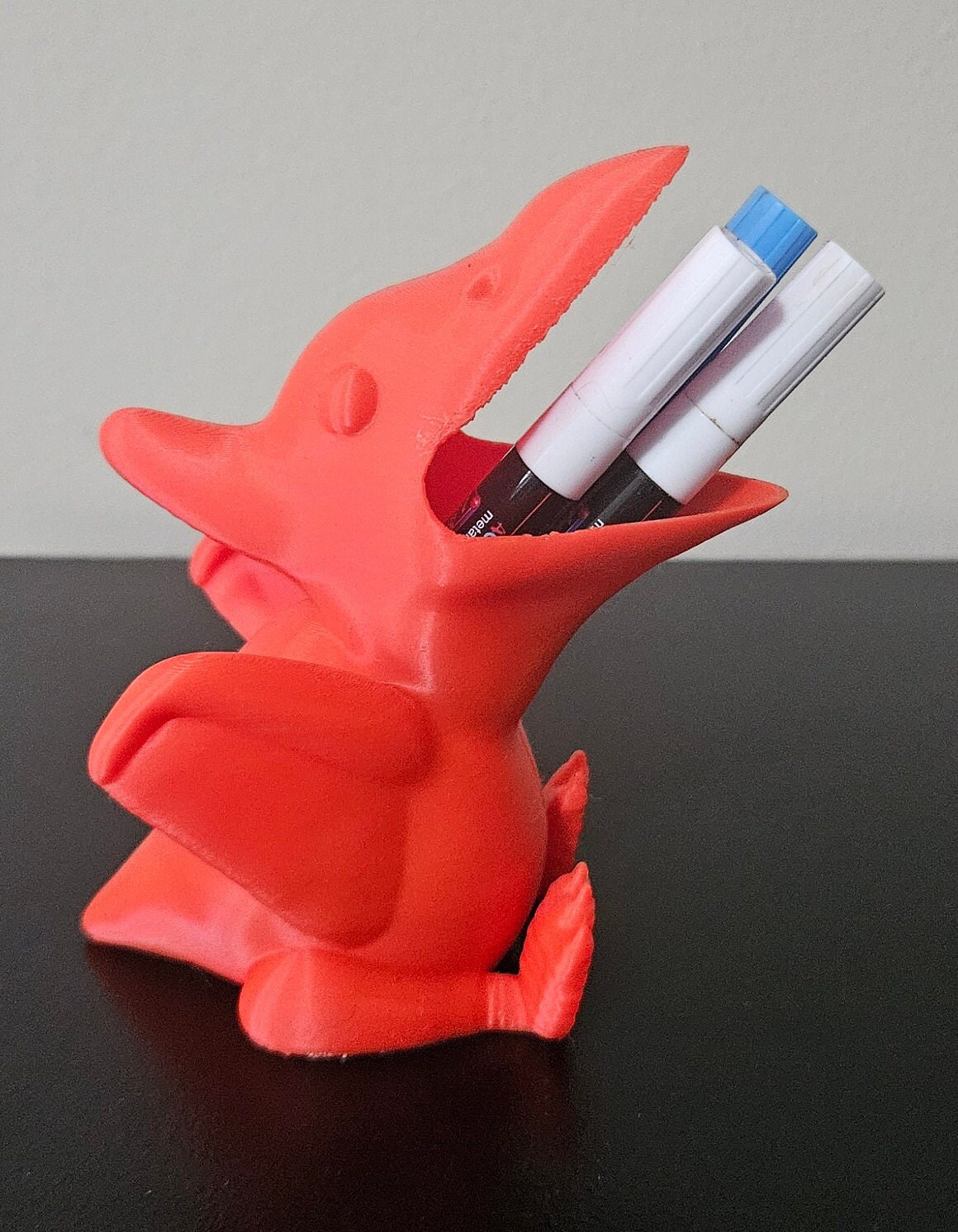 Jurassic Desktop Organizer With Free Pterodactyl Pencil Holder 3D ...