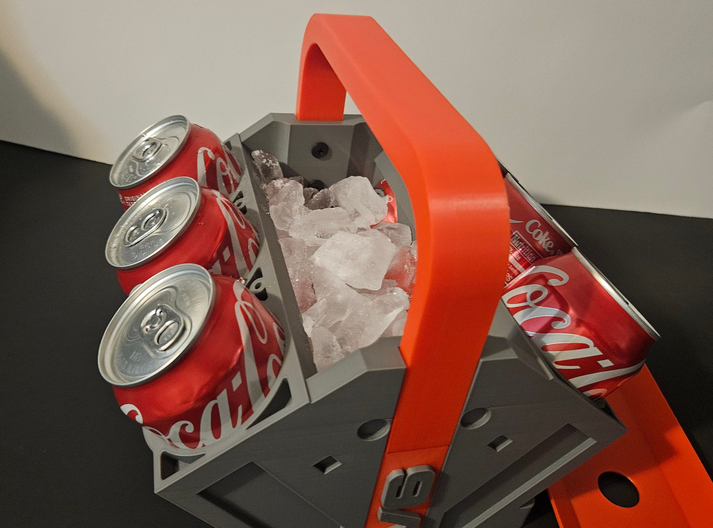 Engine Can Cooler 3D Printed V6 and V4 Versions Customizable With Logo ...