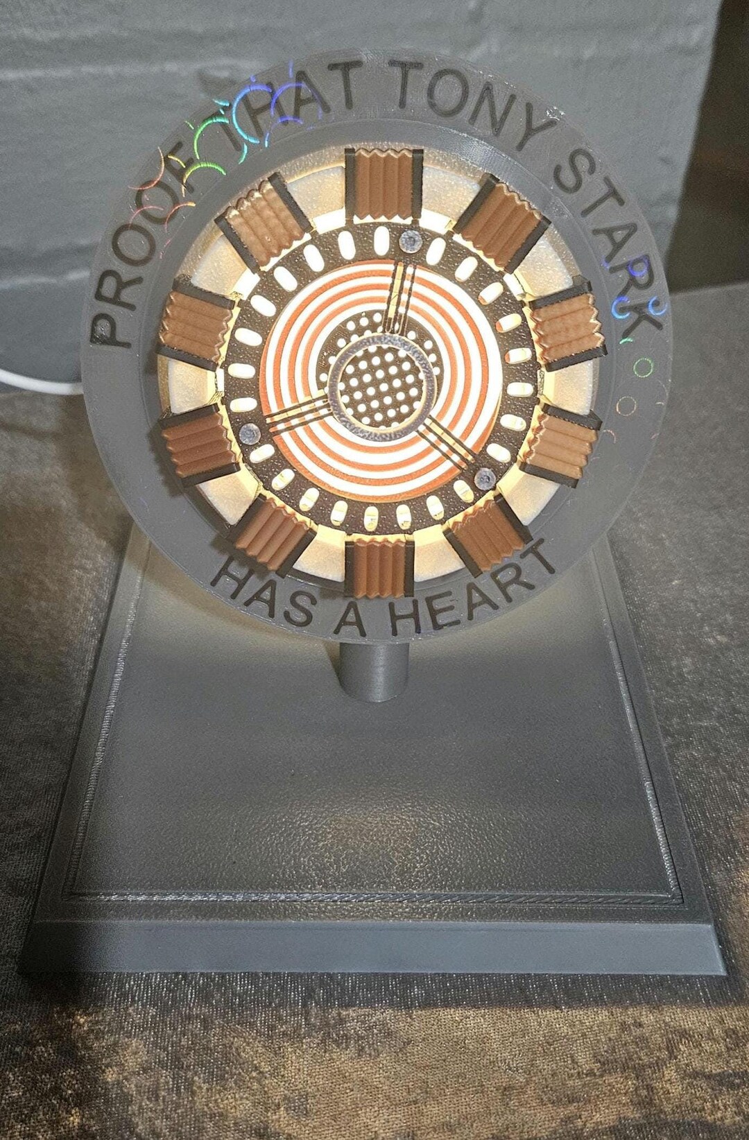 Iron Man Arc Reactor Mark 1 Replica – USB LED Light With Stand | 'proof ...