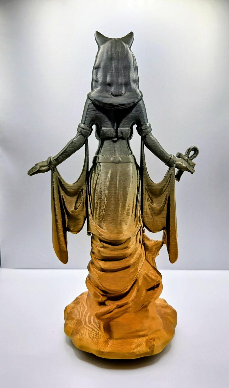Bastet Egyptian Goddess Statue 3D Printed Altar Decor Cat Goddess of ...