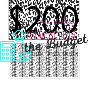 200 Dollar Savings Challenge Printable Envelopes - Etsy