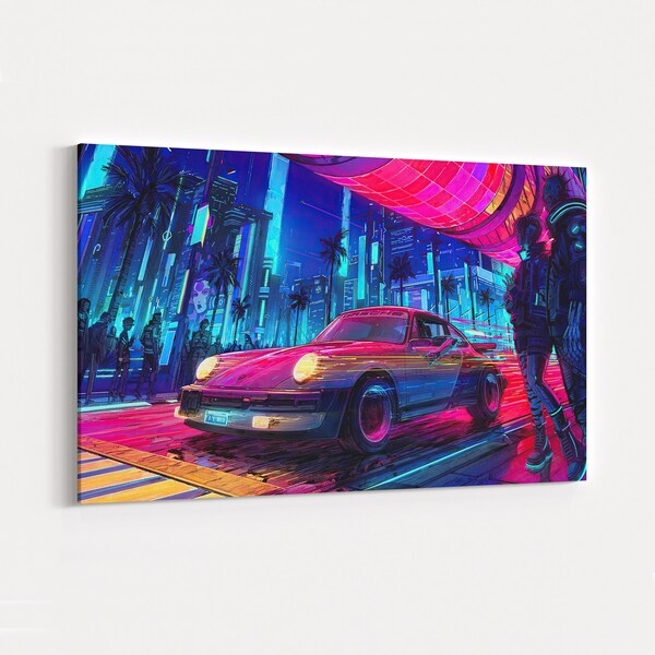 Cyberpunk Car Art - Etsy