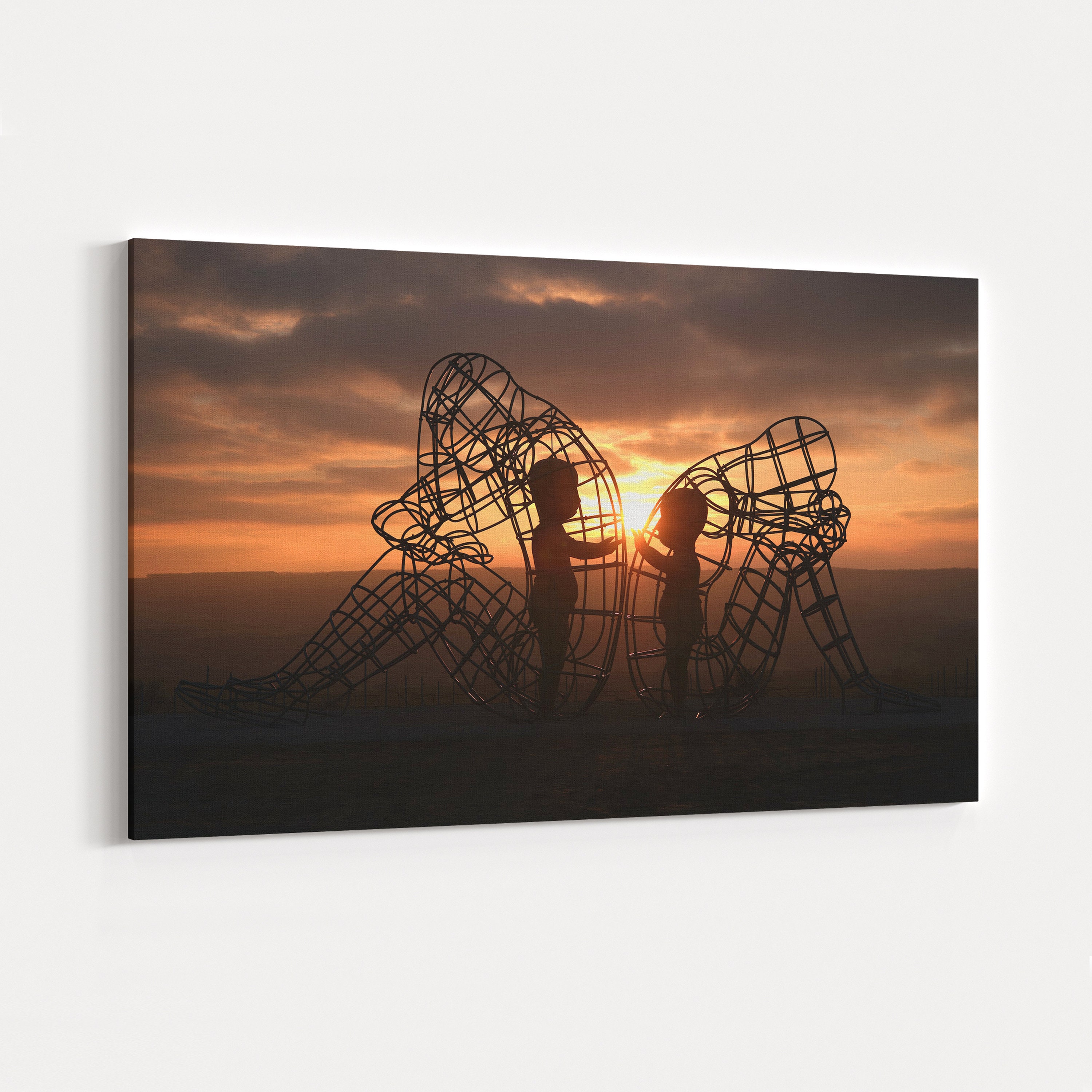 Alexander Milov Two People Turning Their Backs on Each Other - Etsy